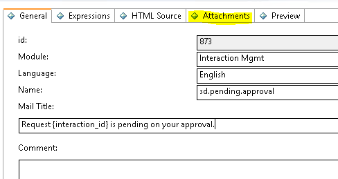 How the attachments in HTML Templates work