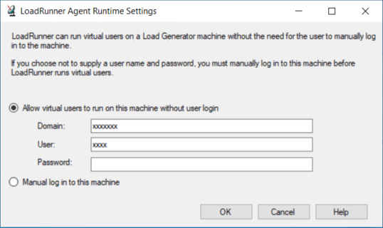 In LoadRunner, how to configure LG agent to run as process or as service