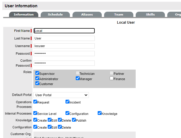 Service Desk: Accessing Data on Enivronment with Disabled LDAP