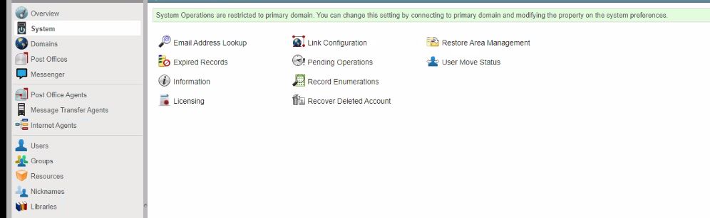 GroupWise option Associate & Dissociate are missing from user properties