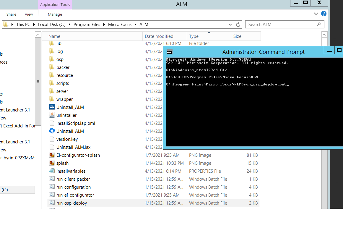 How to Deploy SSO components for ALM in Windows