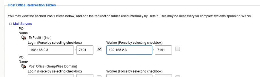 Unable to run a Retain Archive job against the Post Office, succesfully runs against individual ...