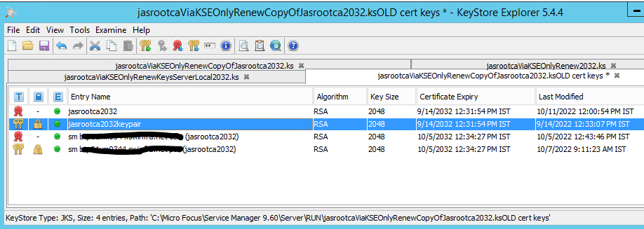 No matching found certificate exception error when login on windows client