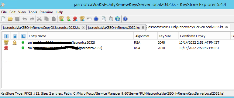 No matching found certificate exception error when login on windows client