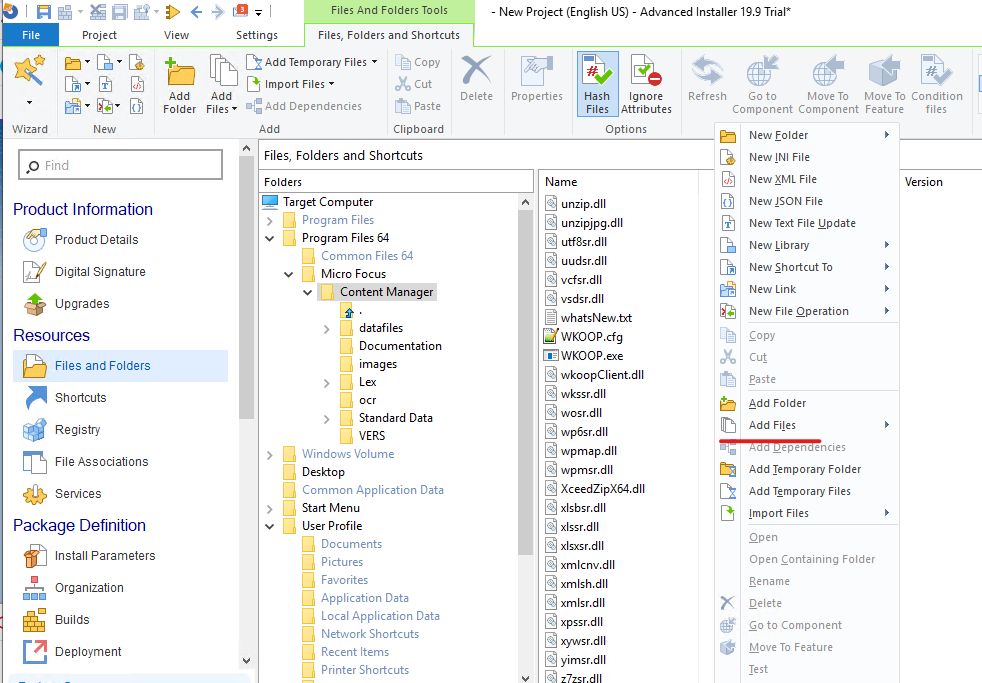 Content Manager - How to deploy CMClientConfig.xml using Advanced Installer