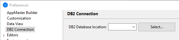 Configuring the AMB Data View Explorer to Use the DB2 Catalog for SQL Objects
