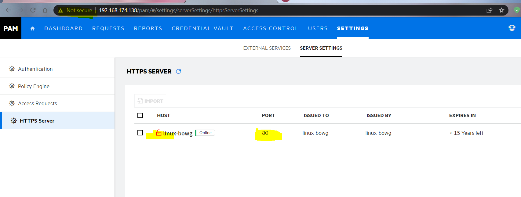 How to use HTTP in PAM