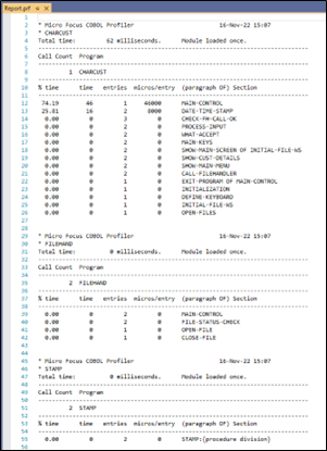 How to use Profiler with Visual COBOL projects in Visual Studio IDE