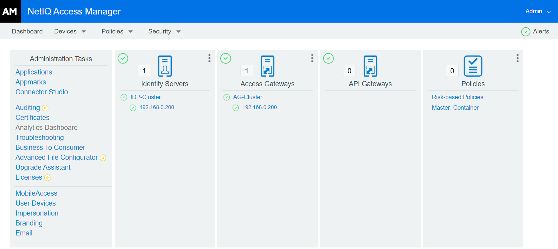 Cannot remove Secure API Manager configuration