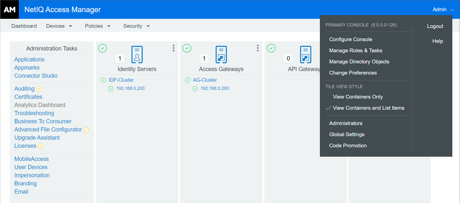 Cannot remove Secure API Manager configuration