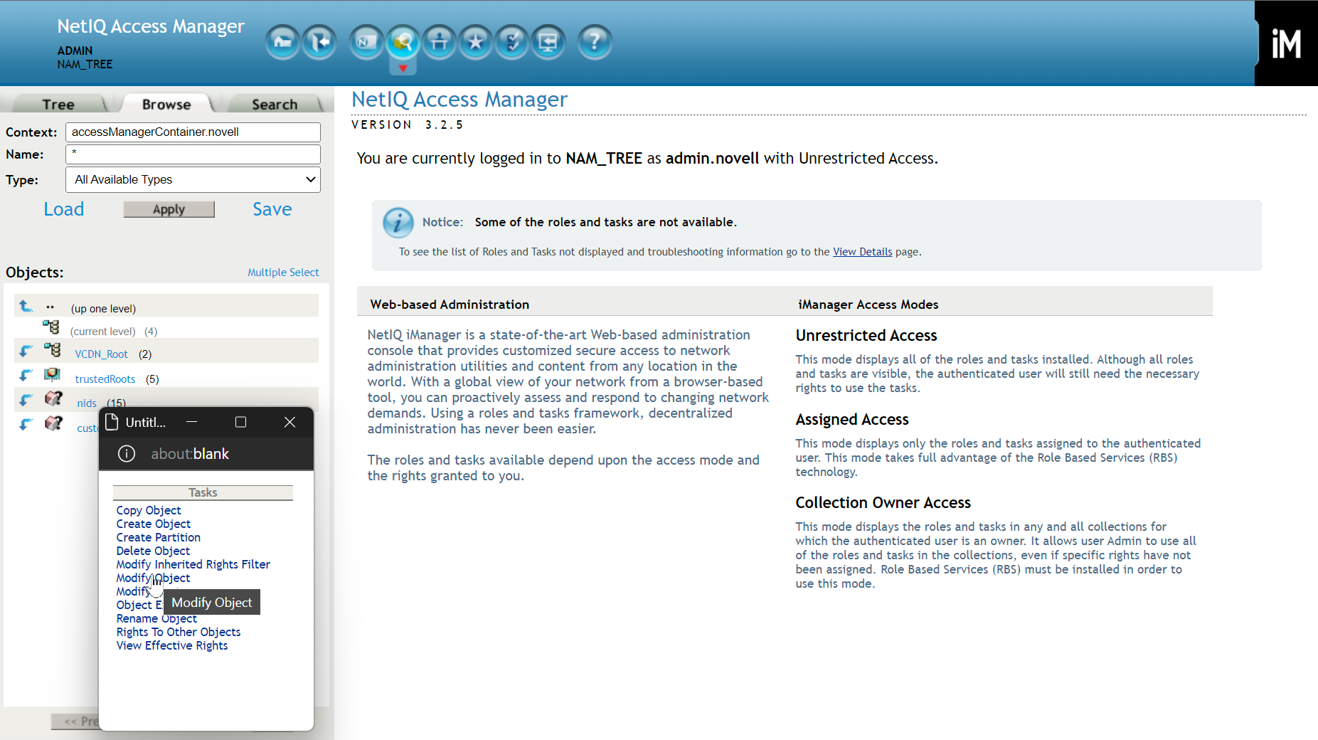 Cannot remove Secure API Manager configuration