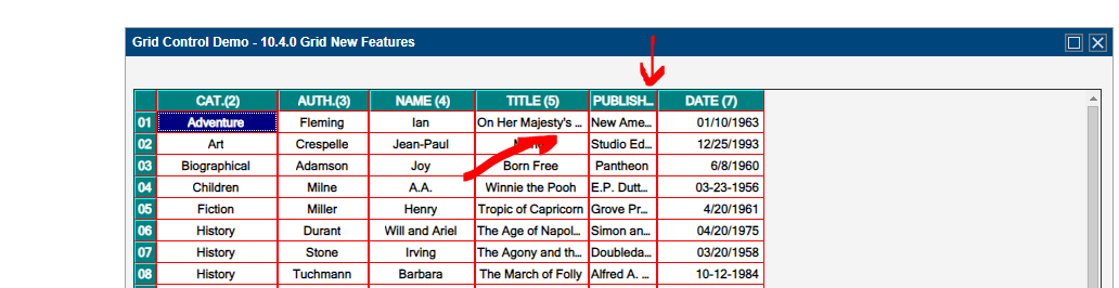 New configuration variable GRID_NO_TRUNCATION introduced in ACU 10.5.0