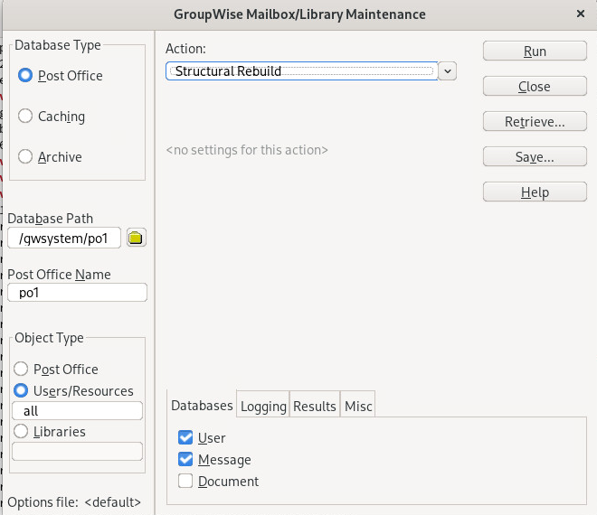 What to do after a server or a volume holding Groupwise data crashed ...