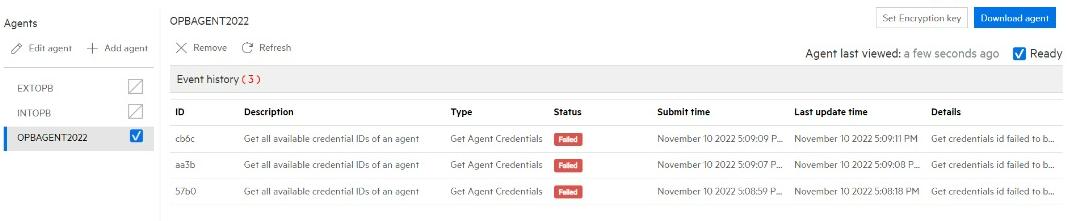 SMAX : OPB on Linux error Get credential id failed and causing can not ...