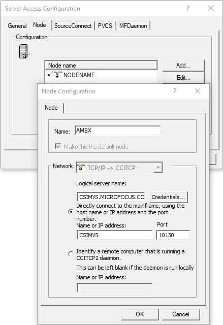 Configuring the MFA Server node parameters correctly for the host address