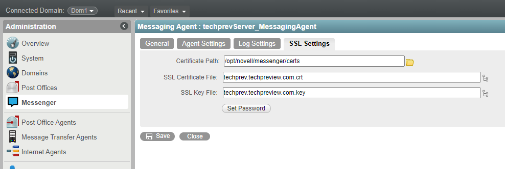 How to use commercial certificates with GW Messenger