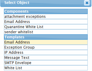 Setting up global whitelist (exception list)