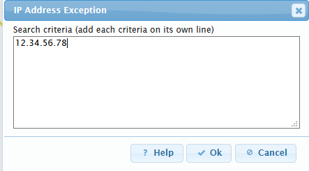 How to whitelist an IP address