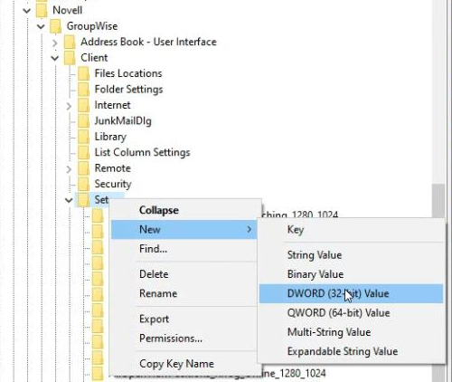 Enabling GroupWise Windows client logging
