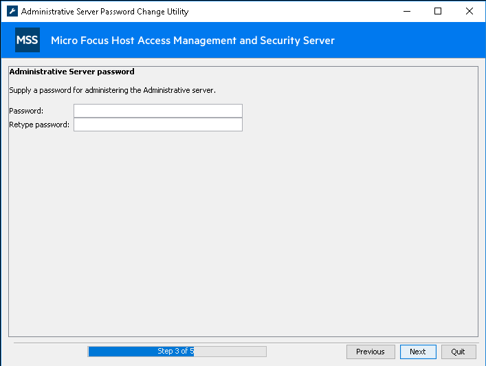 Hot to reset the password for the Host Access Management and Security ...