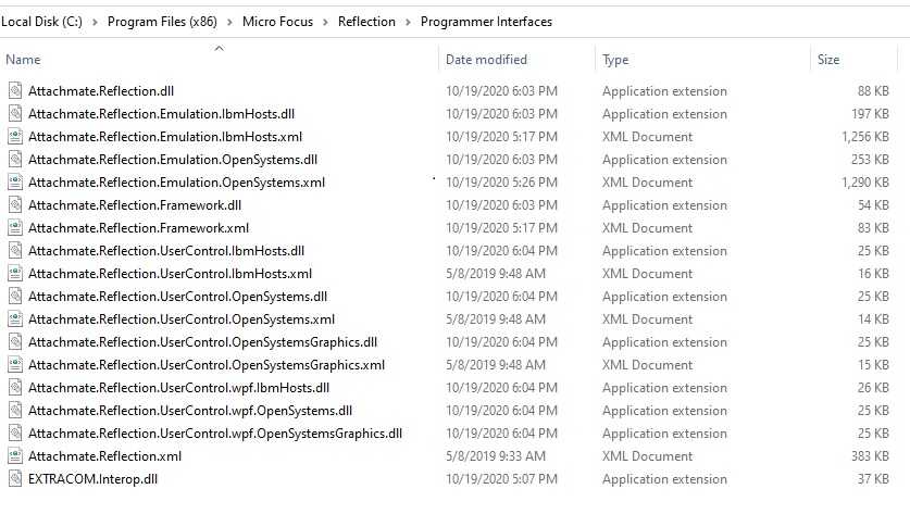 How to install the Reflection Desktop Application Programmer Interface ...