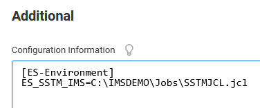 Using SSTM with IMS to submit JCL