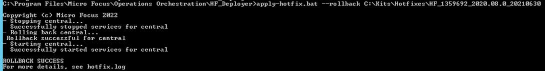 Operations Orchestration - Using the HotFix Tool