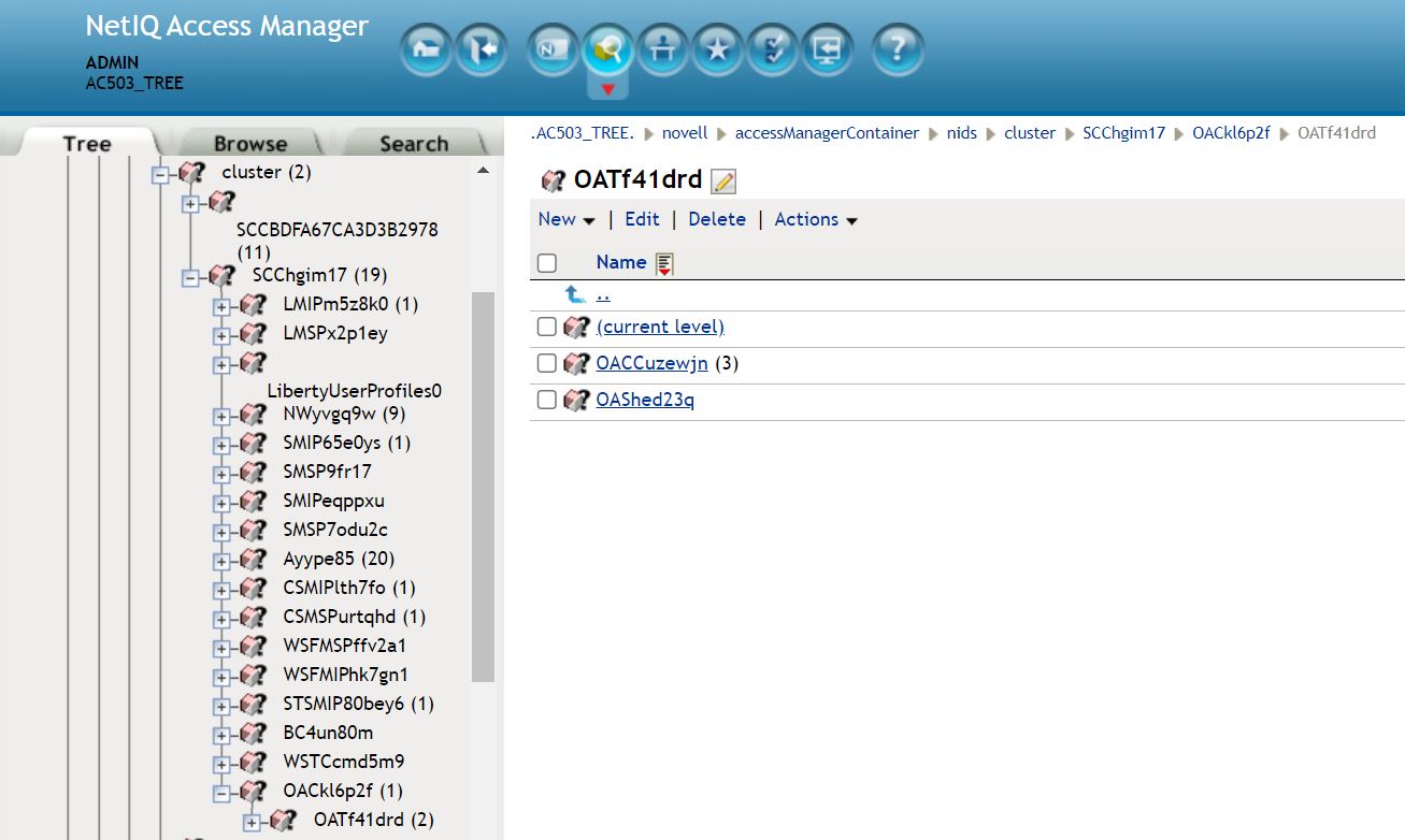NAM synchronization using Code Promotion or manual synchronization of OAuth Clients