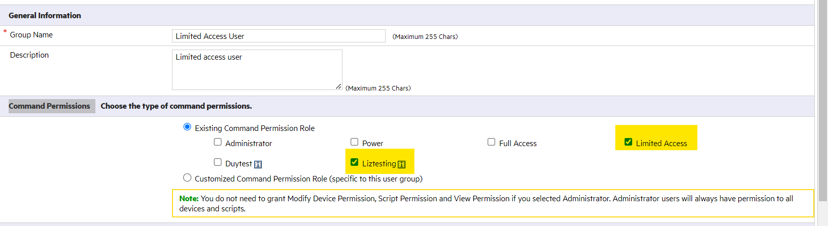 How to make the Limited Access Users view "My Profile" in Network ...