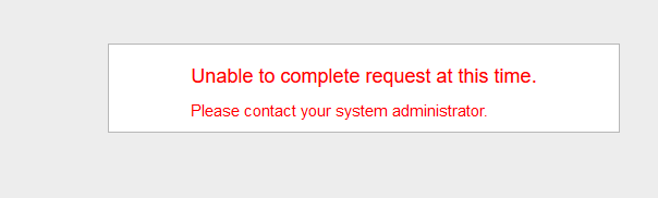 20.3 ZCC fails to load - Unable to complete request at this time ...