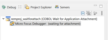 Debug externally built remote application with Wait for Attachment Debug Config