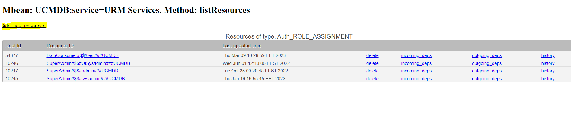 UCMDB sysadmin, admin or UISysadmin users lacking SuperAdmin role