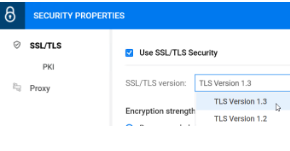 How to configure Rumba+ Desktop for TLS 1.3 connection on Microsoft Windows 10