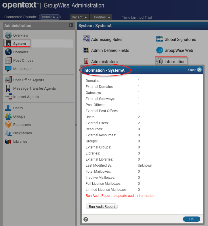 How to configure external domain synchronization
