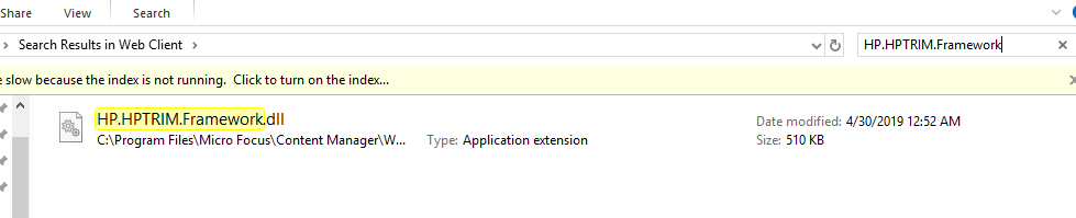 Could not load file or assembly 'HP.HPTRIM.Framework' error while setting up Multi Tenancy for ...
