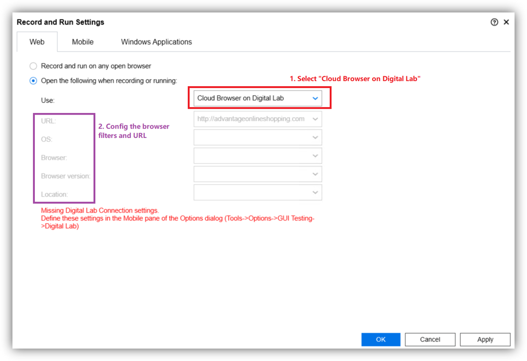 Support Digital Lab Browser