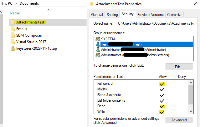 SBM: How to connect SBM to the item attachments stored in another server.