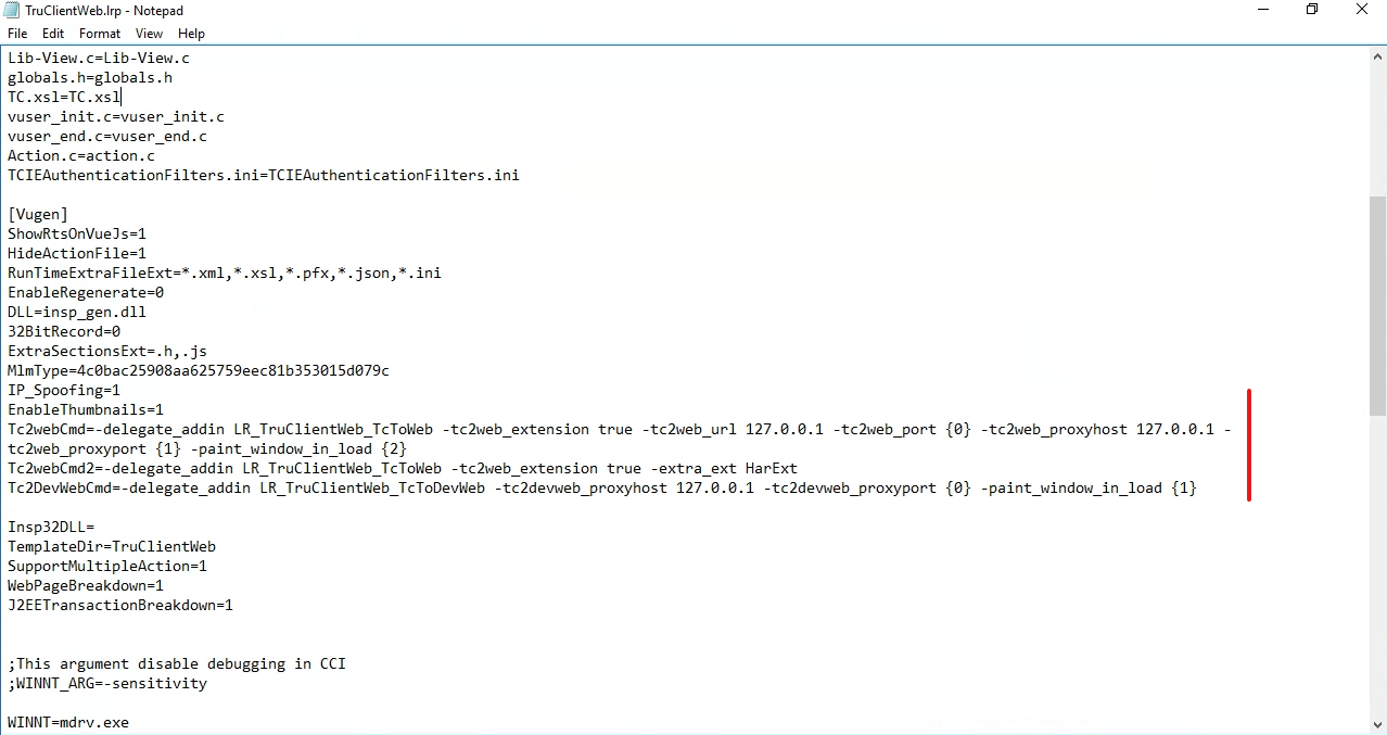 Cannot convert script from TruClient protocol to Web-HTTP protocol in VuGen