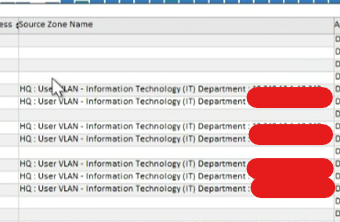 [ESM] The 'Source Zone Name' field is not populating properly.