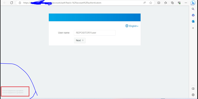 Path displaying on NAAF account page.