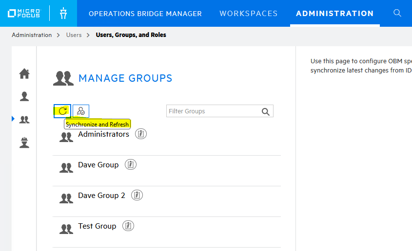 After upgrade to OBM 2023.05, a user added in IDM does not propagate ...