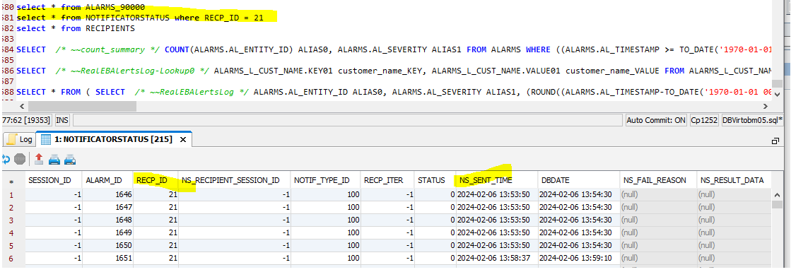 APM 9.60 Custom Report configured for Alerts does not return data.