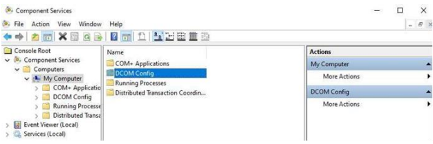 Configure DCOM setting manually
