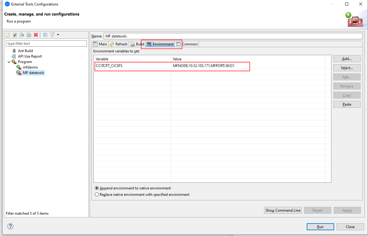 File error 9/124 generated when using mfdatatools2 with fileshare access in Enterprise Developer ...