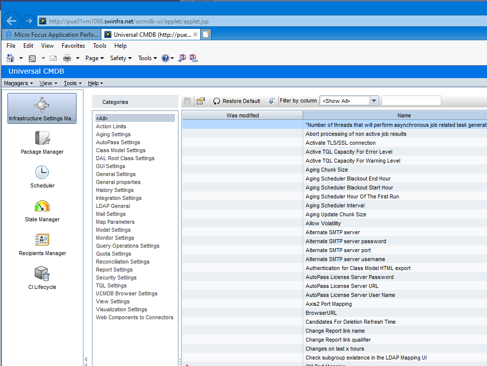 APM - Accessing UCMDB UI fails with "The Universal CMDB license has expired."