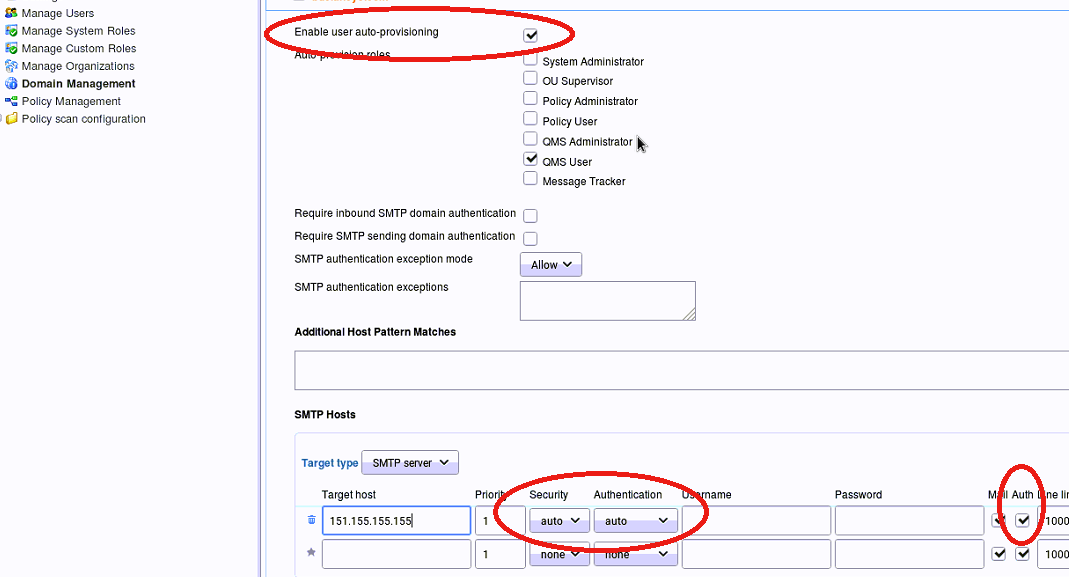 SMG Quarantine, error: Authentication failed, please try again.