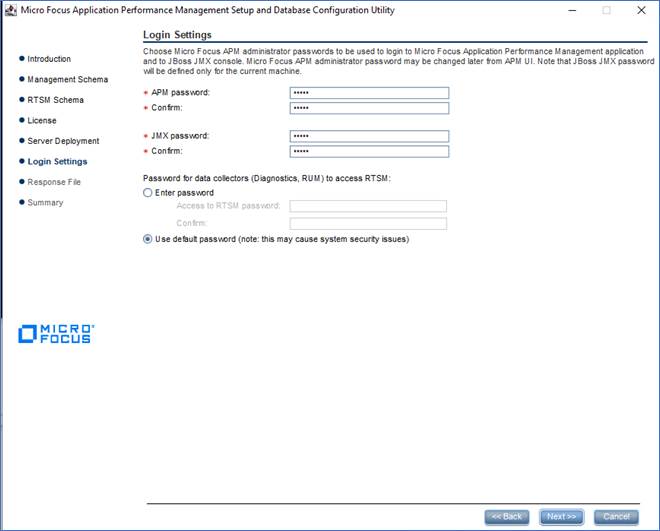 APM - how to retrieve and / or change the APM admin password