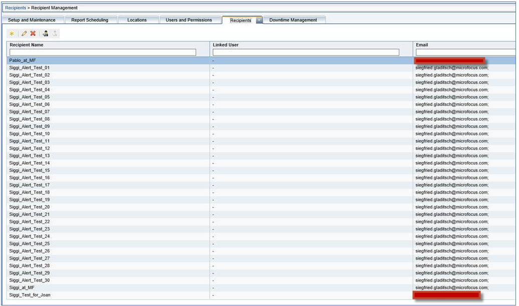 APM - how to change all email addresses (recipients for schedule ...