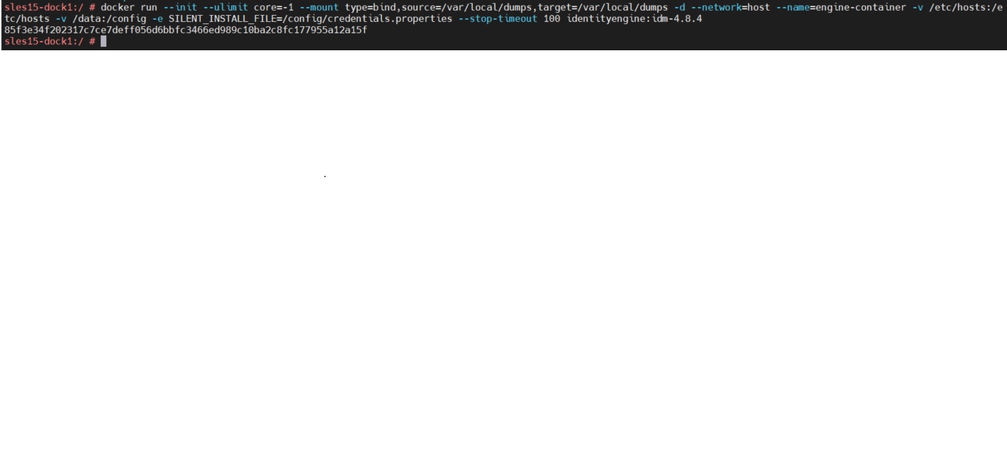 How to configure IDM and eDirectory docker containers for application cores