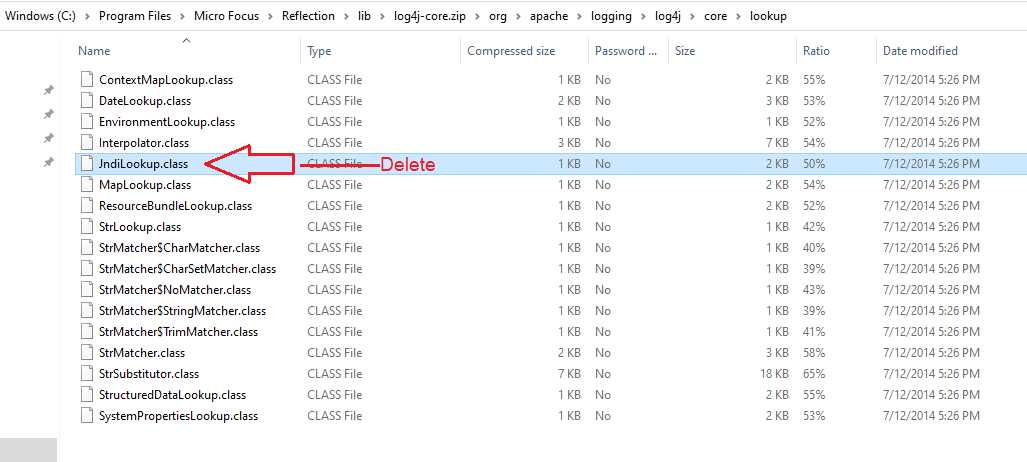 Log4j vulnerabilities status for Reflection Desktop and InfoConnect Desktop